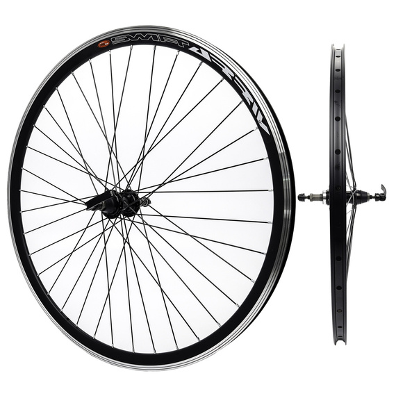 Koło tył MTB 28", JY-752DSE, wolnobieg, szprychy SLE, czarne, v-brake | sklep rowerowy Rowerek.pl