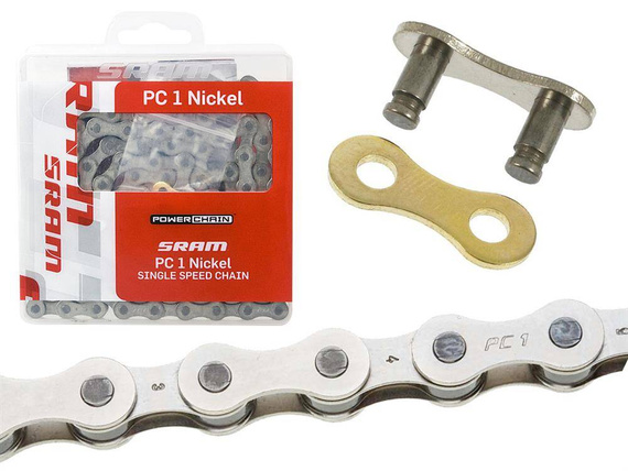 Łańcuch Sram PC 1, 1-rzędowy, 114 ogniw, spinka Snap Lock | sklep ...