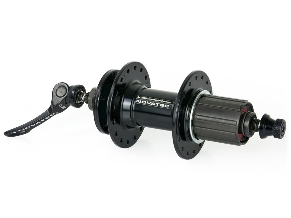 Piasta tylna Novatec NT-D472TSBT, QR, 2 łożyska, do kaset 8, 9, 10, 11 -rz, 32H, czarna | sklep ...