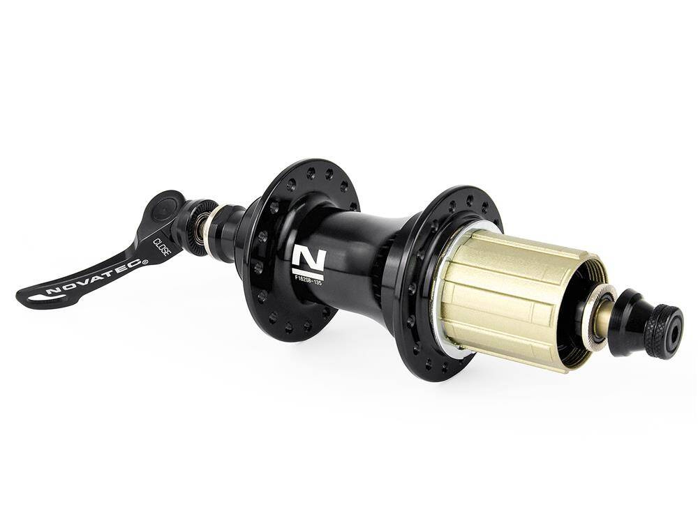 Piasta tylna Novatec NT-F162SB, QR, Shimano 8/9/10/11rz , 4 łożyska, 32H, czarna | sklep ...