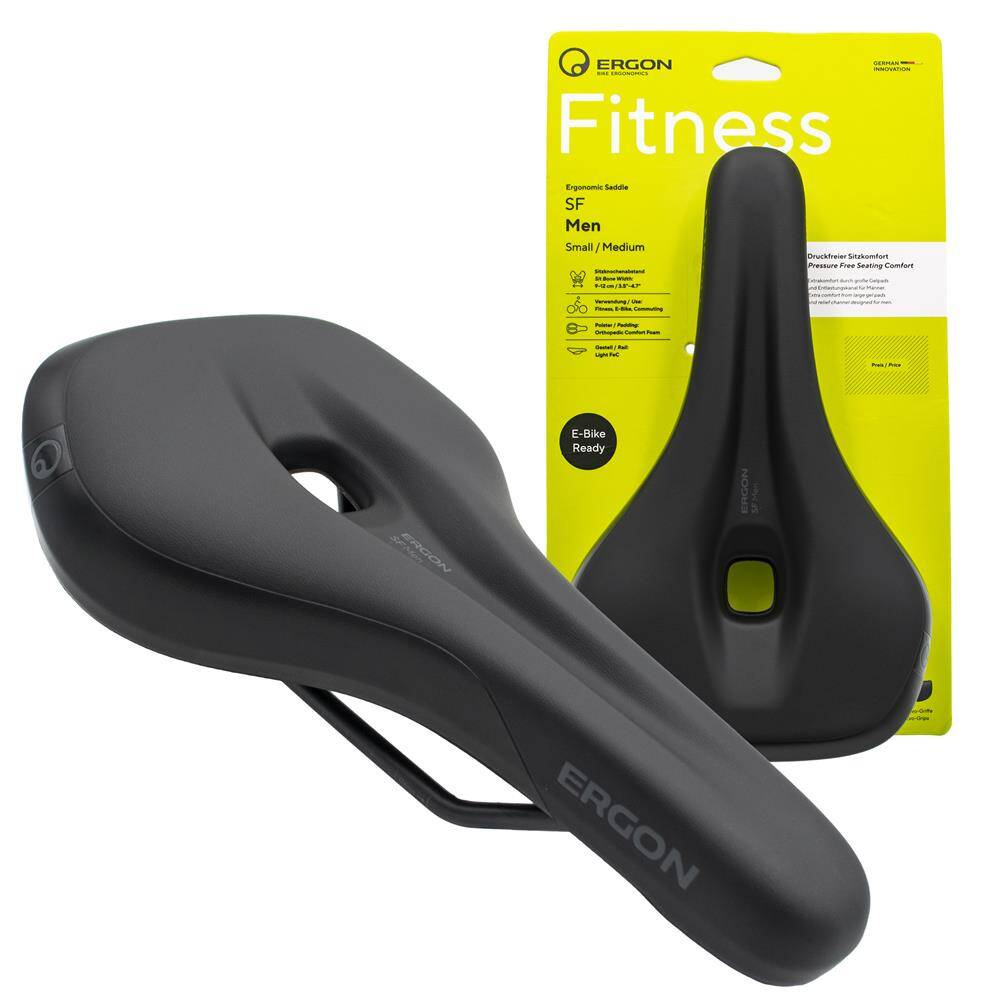 Siodełko Ergon SF MEN, rozmiar S/M, czarne S/M | sklep rowerowy Rowerek.pl