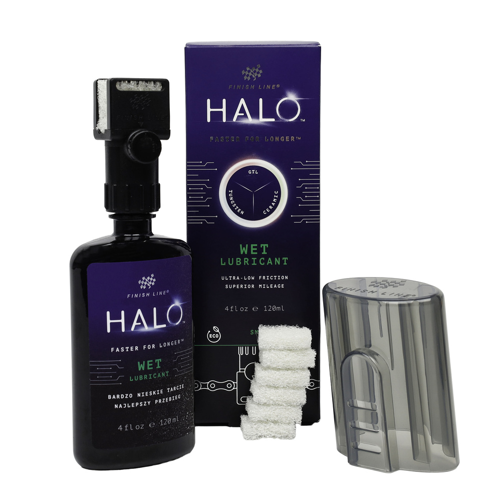 Olej do łańcucha Finish Line Halo Wet 120ml + Smart Luber | sklep rowerowy Rowerek.pl